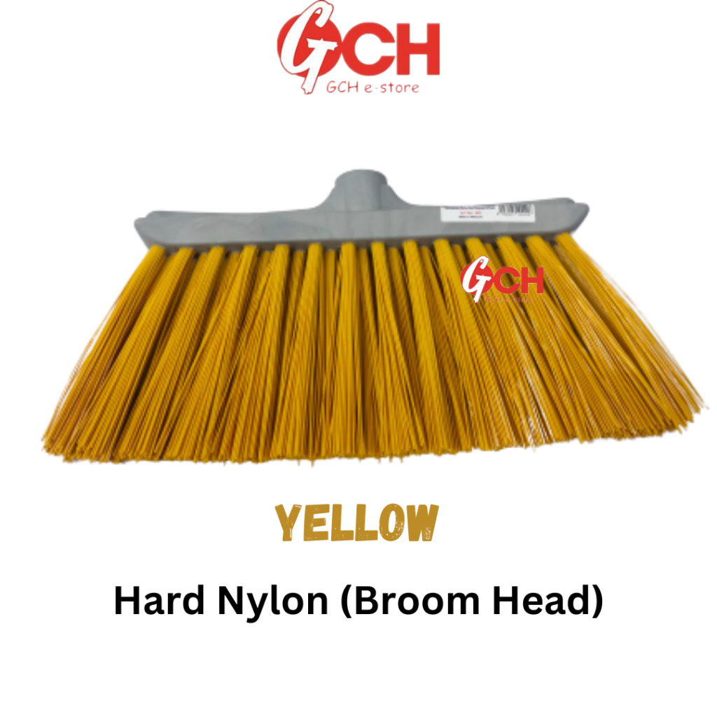 💥Plastic Broom Hard Broom Soft Broom (Broom Head) / Cleaning Broom ...