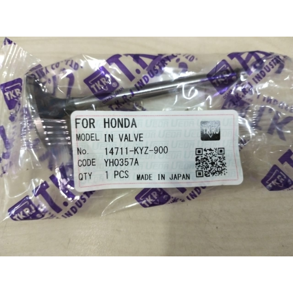 HONDA FUTURE VALVE INTAKE / EXHAUST IN / EX 100% ORIGINAL TKRJ JAPAN ...
