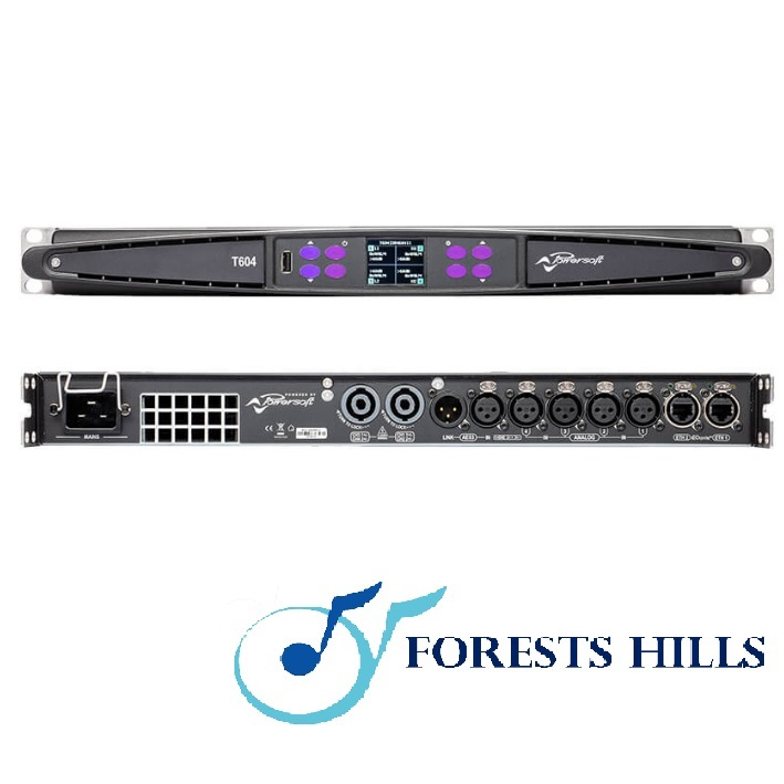 Powersoft T604 6000W/4-channel High-performance Amplifier with DSP and Dante™ | Shopee Malaysia