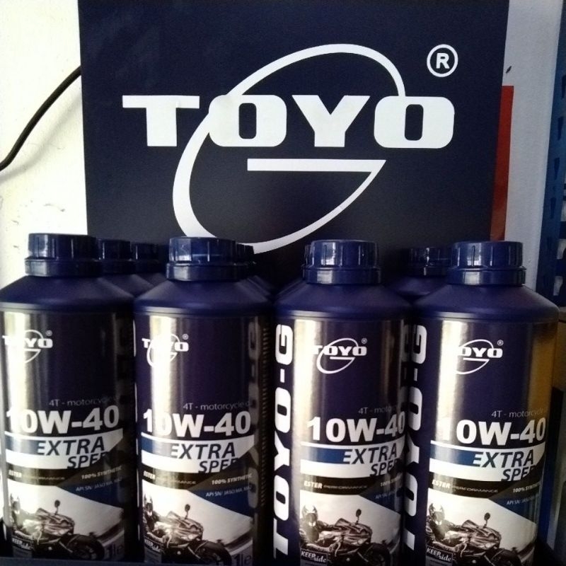 Toyo-G 💯 Original 4T Motorcycle Oil 10W40 1L 100% Fully Synthetic Ester ...