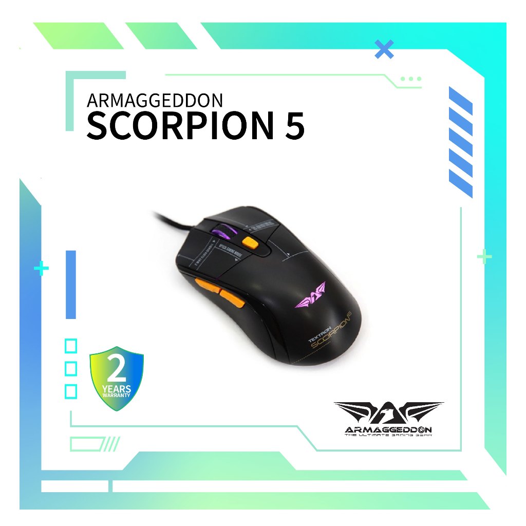 Armaggeddon Scorpion 5 RGB Gaming Mouse | Shopee Malaysia