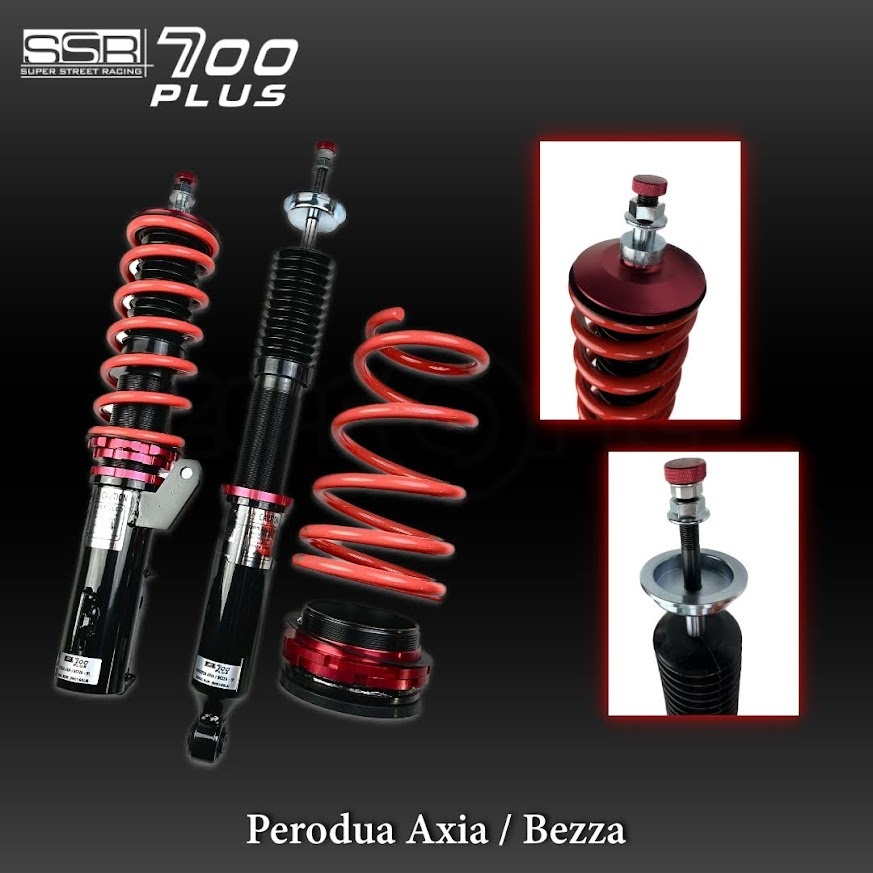 Perodua Axia / Bezza 2014+ - Zerone SSR700 Plus Adjustable Suspension ...