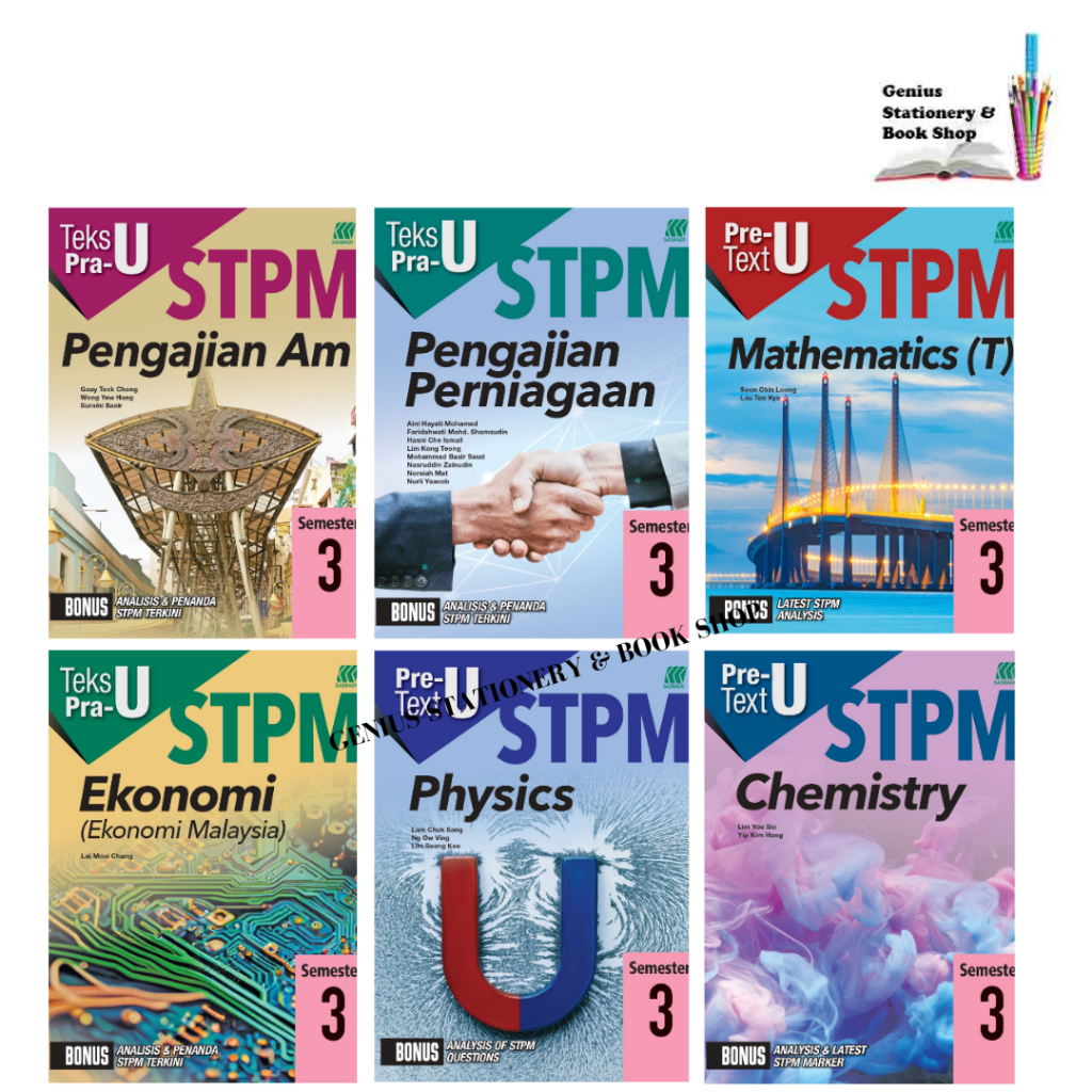 Buku Rujukan: TEKS PRA-U STPM SEMESTER 3 (2024) | Shopee Malaysia