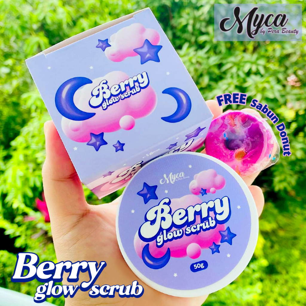 Myca Berry Glow Scrub /Myca Pera Beauty Face Body Whitening Glowing ...