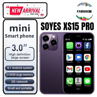 SOYES XS15 Pro Portable Smartphone Smallest mini dual 3G Ultra thin Smartphone With GPS Dual SIM ...