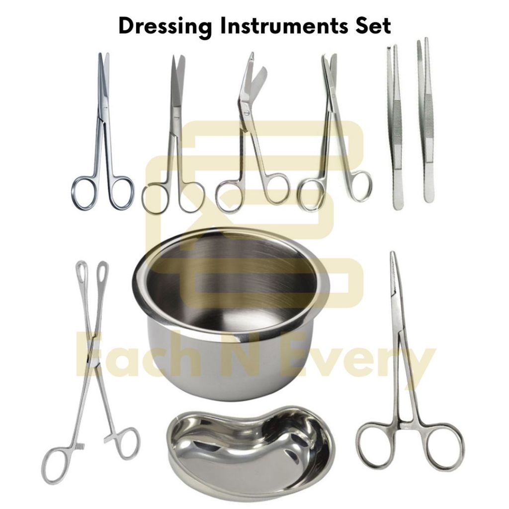 Surgical Procedure Dressing Set Instruments Medical Use Stainless Steel ...