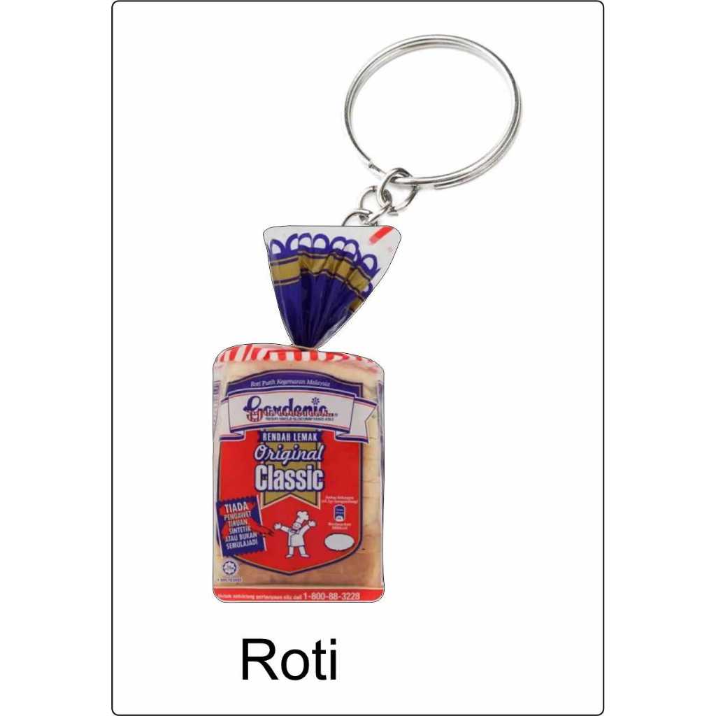 roti bread gardinea 2d keychain | Shopee Malaysia