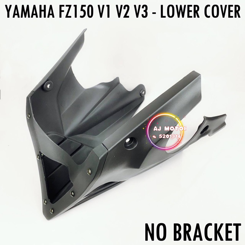 YAMAHA FZ150 FZ V1 V2 V3 COVER SET HITAM HUGGER REAR / LOWER COVER FORK ...