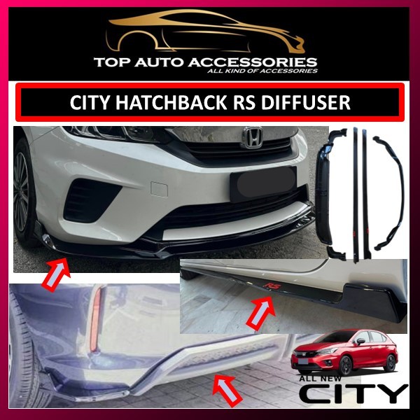 CITY HATCHBACK RS DIFFUSER, THAI LIPS DIFFUSER, RS BODYKIT (GLOSSY ...