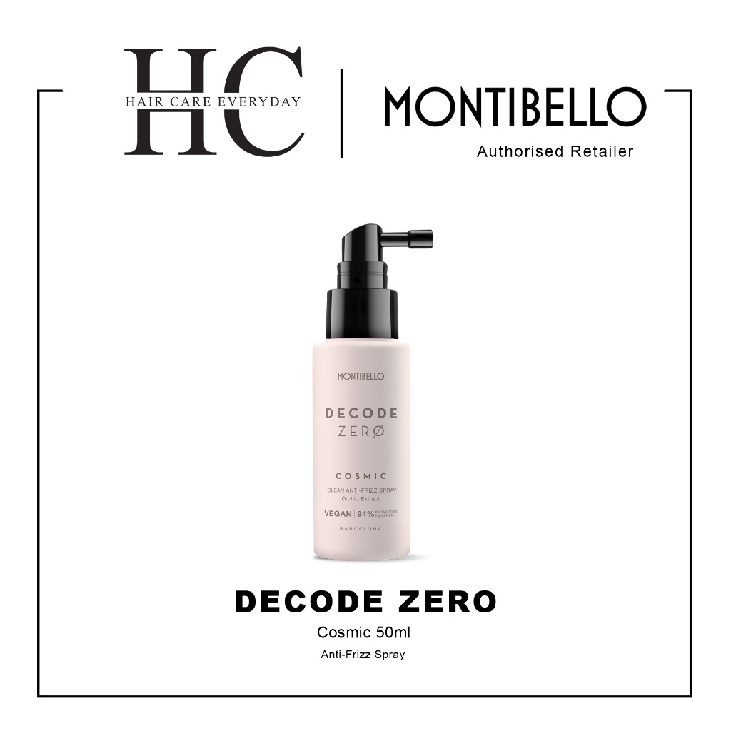 Montibello Decode Zero Cosmic Hair Styling 50ml ( Anti Frizz Spray ) | Shopee Malaysia