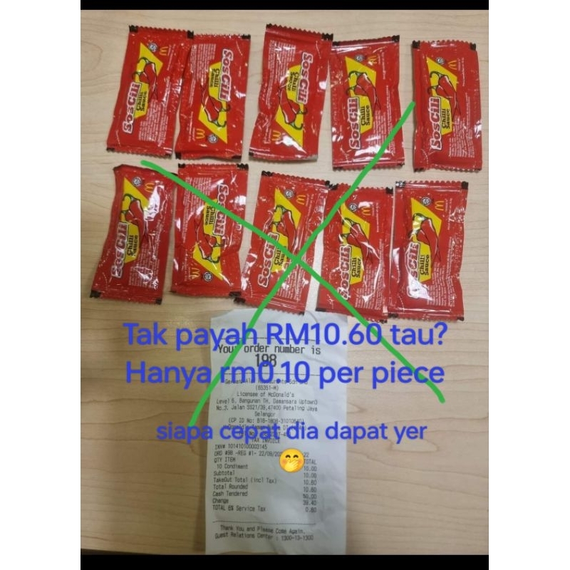 mcd chili sauce - freshly from mcd | Shopee Malaysia