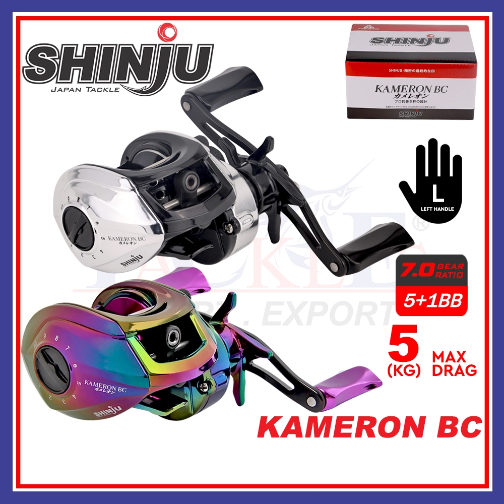 Shinju Kameron BC Mesin Pancing Baitcasting | Tomman | Sebarau | Siakap ...