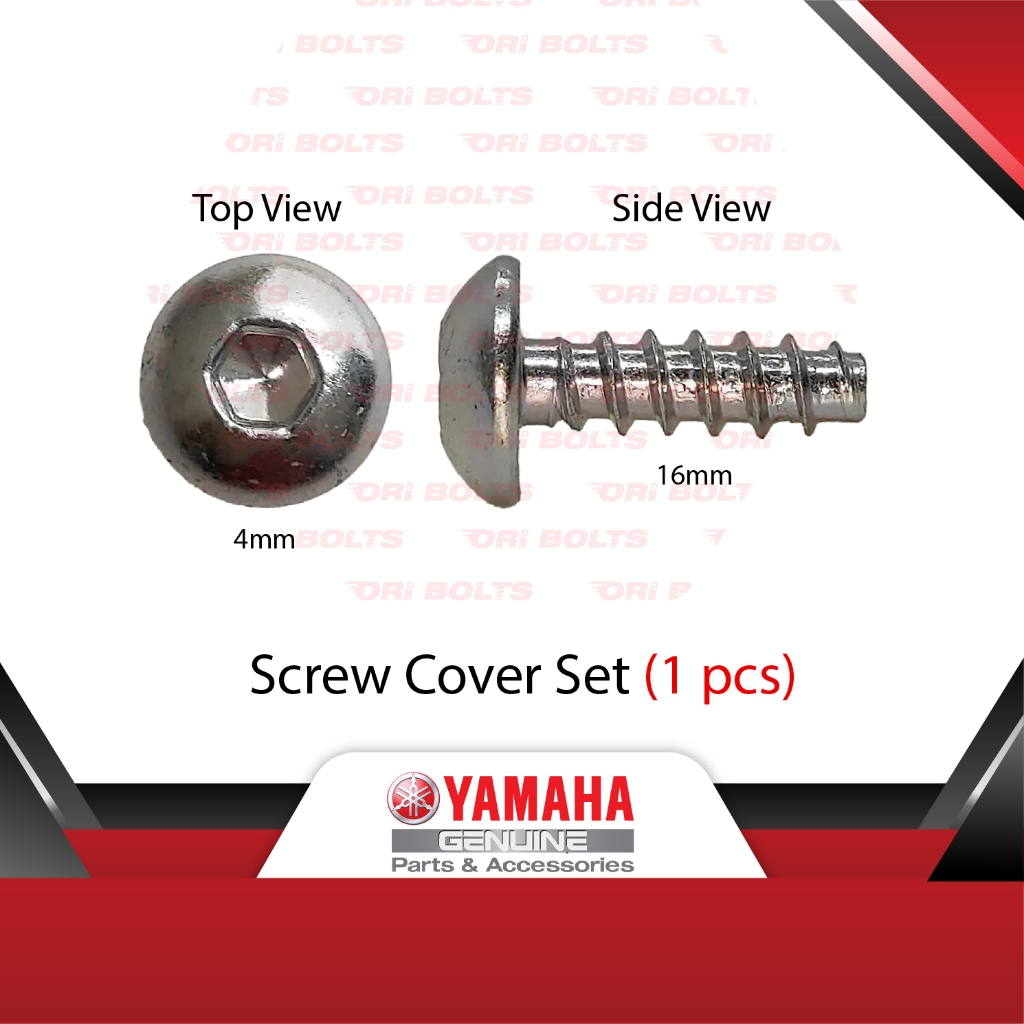 Yamaha Original NVX V2 Allen Key Cover Set Screw Bolt - 90160-05814 ...