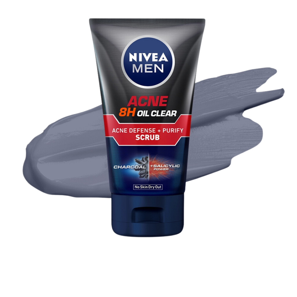 NIVEA MEN 8H ANTI-ACNE + DETOX MUD FOAM 100G | Shopee Malaysia