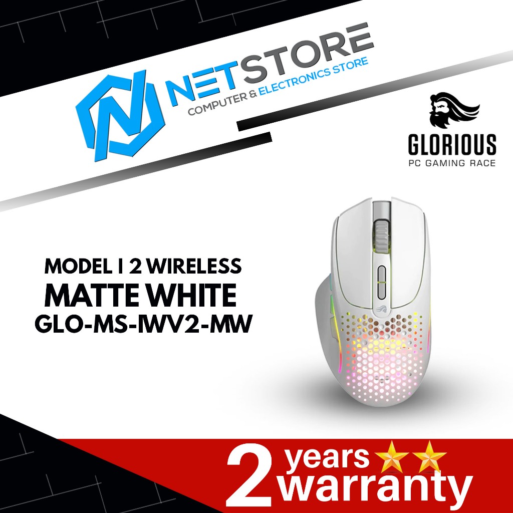 GLORIOUS MODEL I 2 WIRELESS - MATTE WHITE - GLO-MS-IWV2-MW | Shopee ...