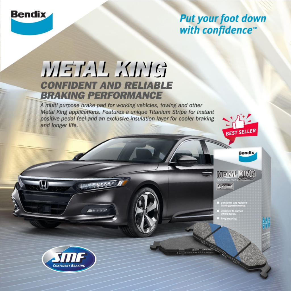Bendix Front Brake Pad DB1481 Honda Civic FE T20 1.5T / 2.0 e:HEV 2022 ...
