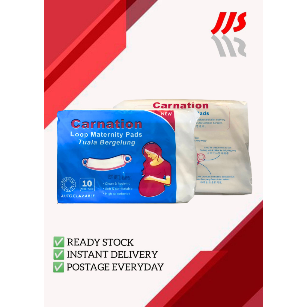 Tuala Bergulung/Loop Maternity Pads (CARNATION) | Shopee Malaysia