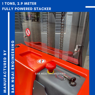 SUPERFORM 1 TON 2.9 METER Fully Powered Stacker Fully Electric Pallet ...
