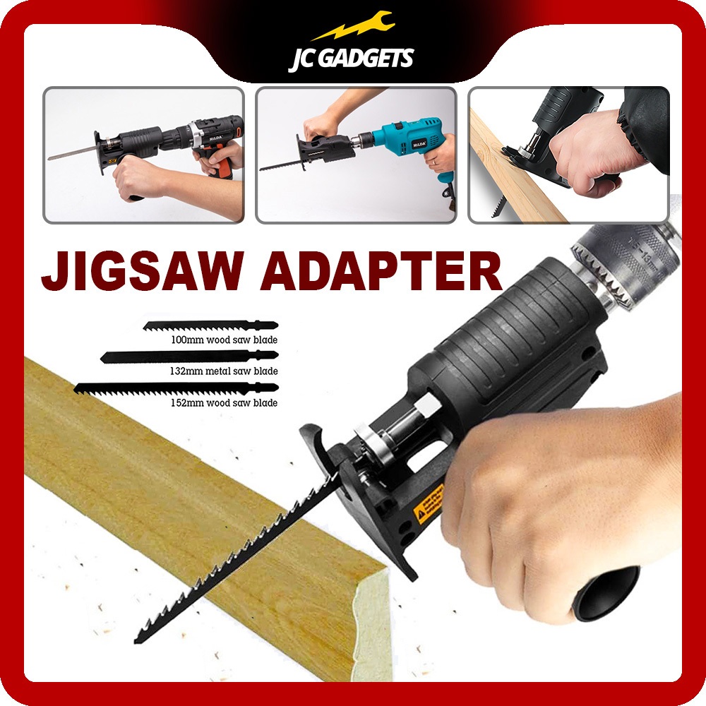 Electric Drill Jig Saws Connector Woodwork Cutting Electric Drill ...