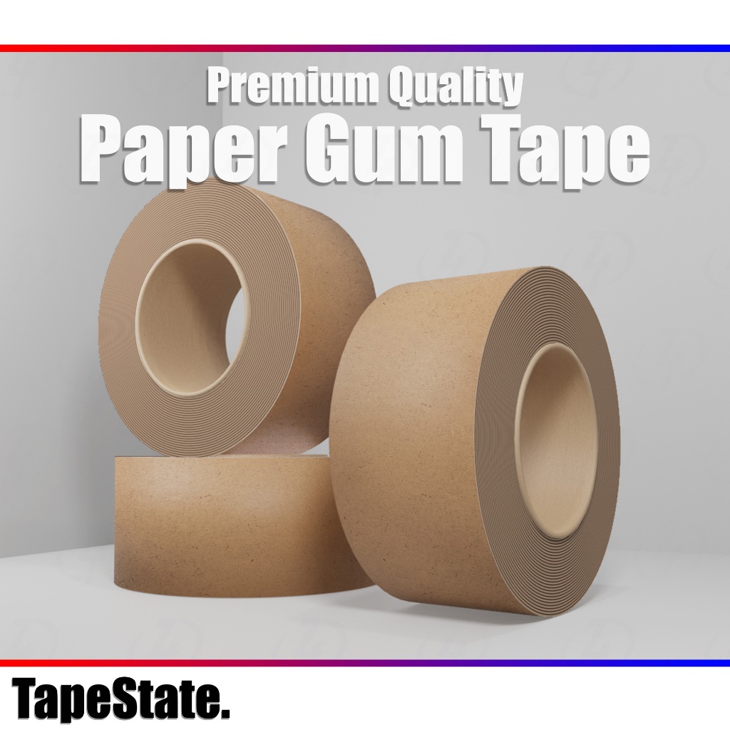 'TAPESTATE' Premium Quality Paper Gum Tape ( USE WATER ) | Shopee Malaysia