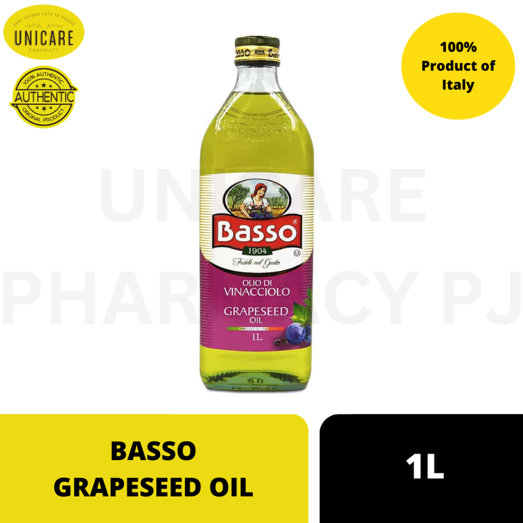 BASSO GRAPESEED OIL 1L | Shopee Malaysia