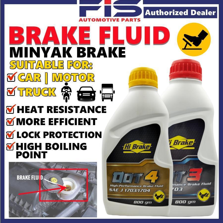 FIS Brake Oil DOT3 DOT4 Car Motorcycle Truck Toyota Proton Perodua ...