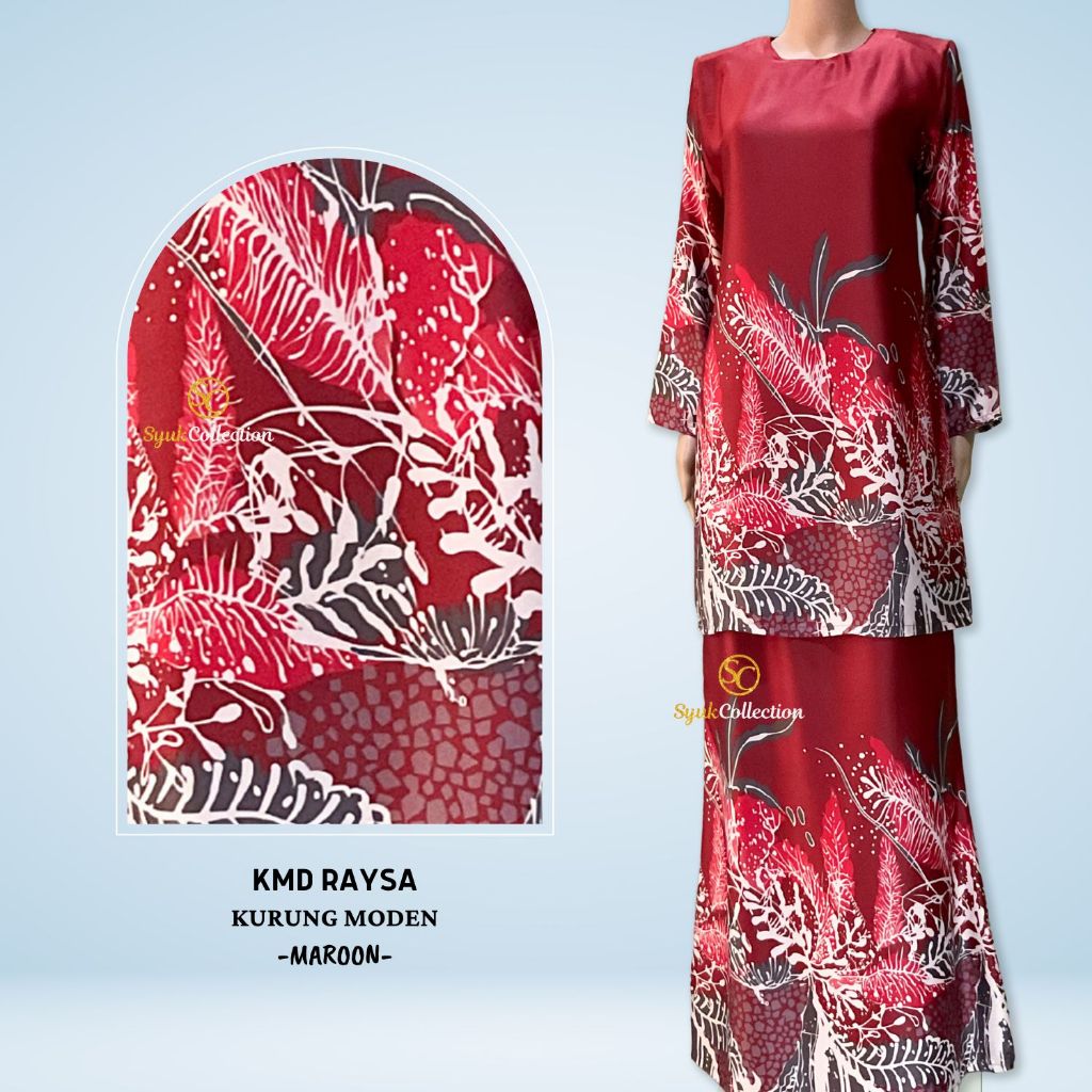 Baju Kurung Moden Batik Exclusive Kain Duyung Material Setapura Luxe saiz S-XL | Shopee Malaysia