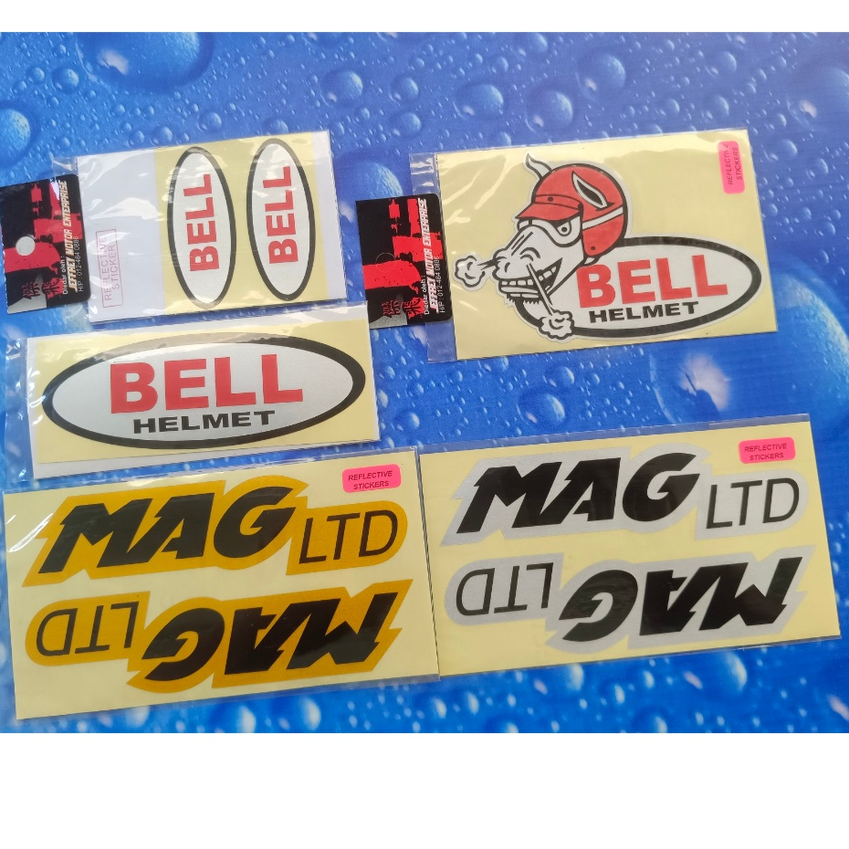 Sticker Bell Overlap Cutting Sticker Reflective | Shopee Malaysia