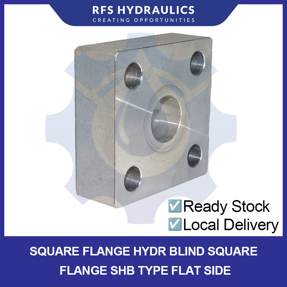 RFS 1/2" to 2" Socket Weld SHB Type Hydr Blind Square Flange, 210 KGF ...