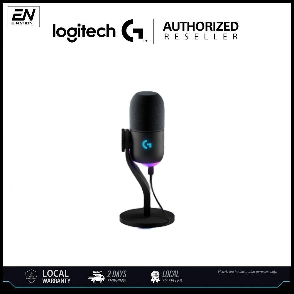 Logitech G Yeti GX Dynamic RGB Gaming Microphone with Lightsync ...