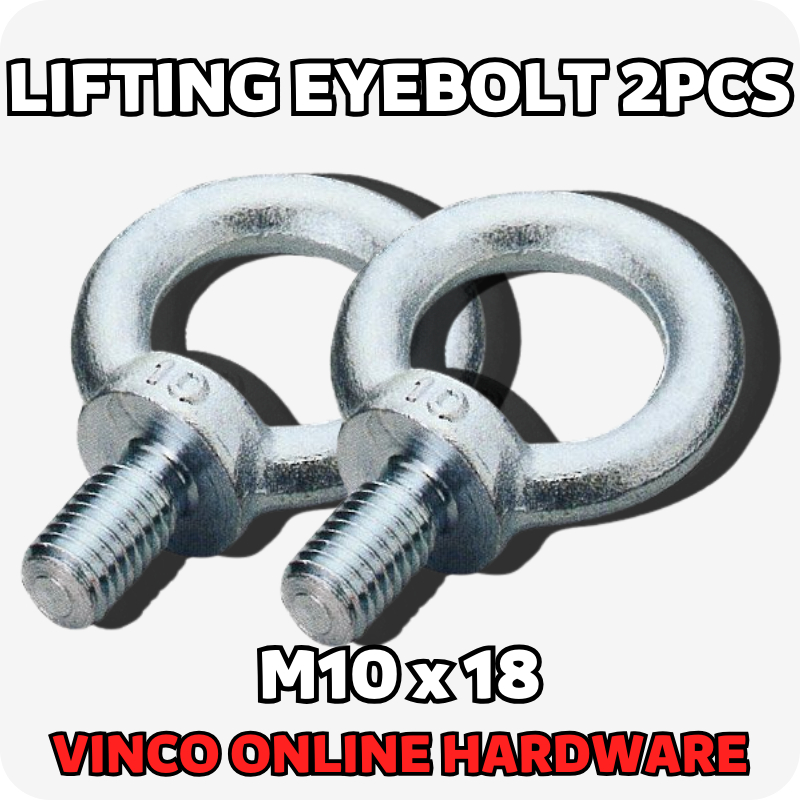 Eye Bolts Eye Screw Ring Lifting Eye Screw M10x18 Manhole Key Kunci Man ...