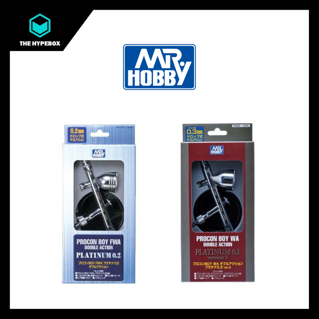 MR HOBBY - MR PROCON BOY FWA/WA DOUBLE ACTION TYPE (0.2MM & 0.3MM) - PLATINUM SERIES (TOOL ...