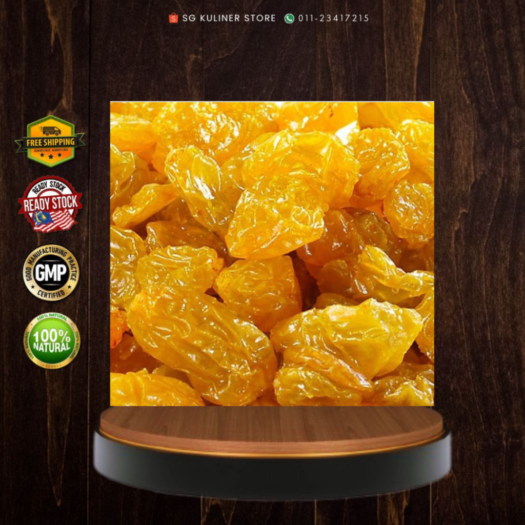 KISMIS KUNING JUMBO /GOLDAN RAISIN PRODUK TIMUR TENGAH 600GM/1KG ...