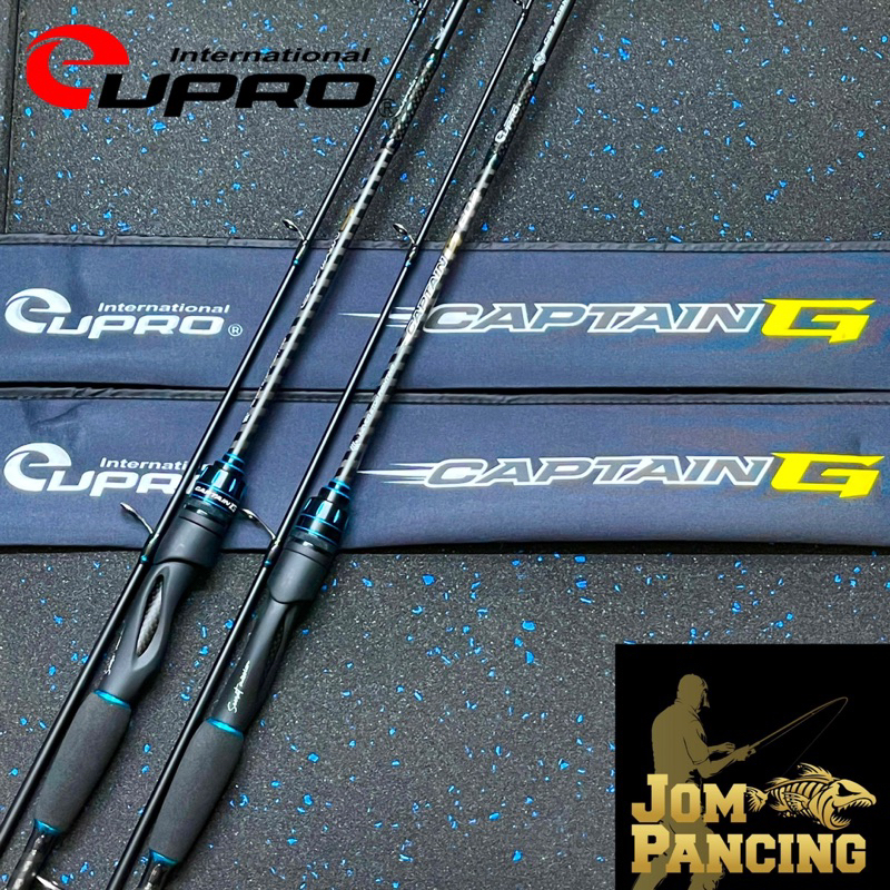 【Jom Pancing】EUPRO CAPTAIN G FUJI CARBON SPINNING FISHING ROD,Joran ...
