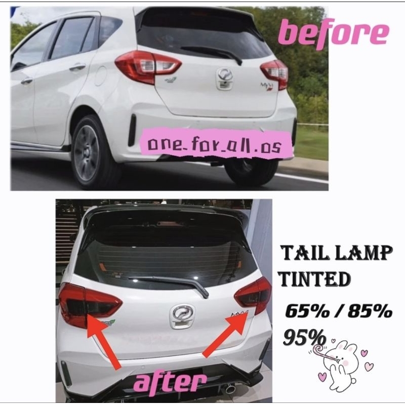 Myvi Gen 3 Tinted Tail light | Shopee Malaysia