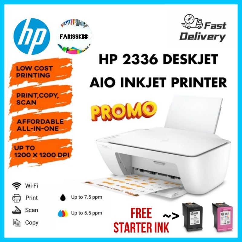 HP DeskJet Ink Advantage 2336 All-in-One Printer Cheap Startup Printer HP Quality Printer WiFi ...