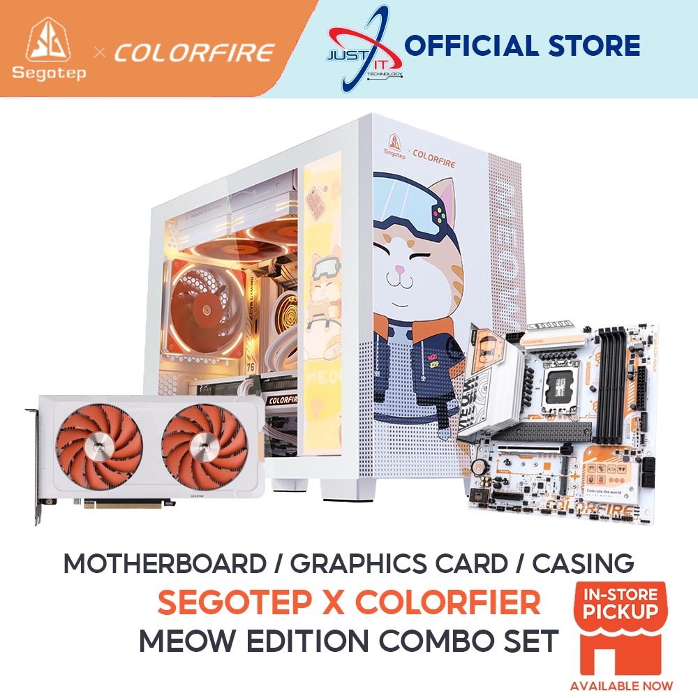 SEGOTEP X COLORFIRE MEOW COMBO (MEMPHIS-MEOW EDITION PANEL/ RTX4060 ...