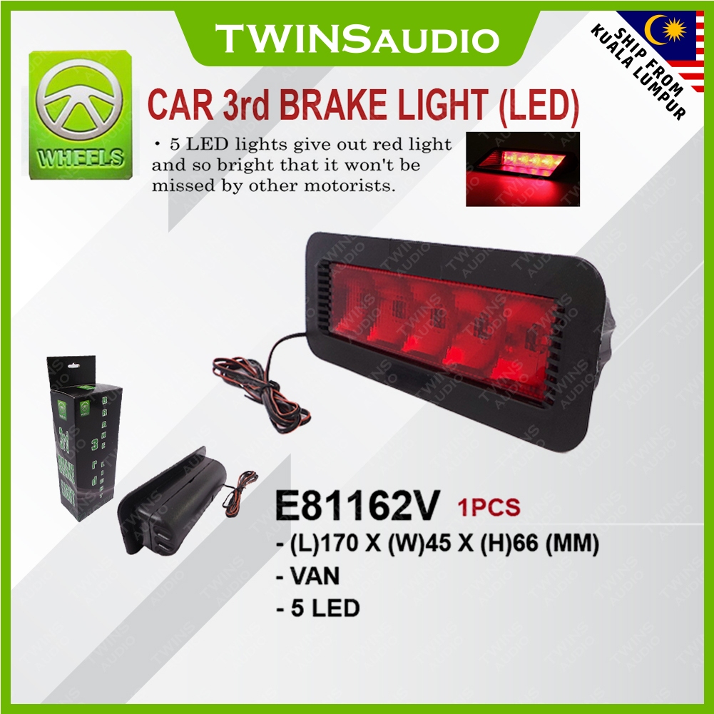 WHEELS 5 LED 3RD Brake Light (Car/Van) | Shopee Malaysia