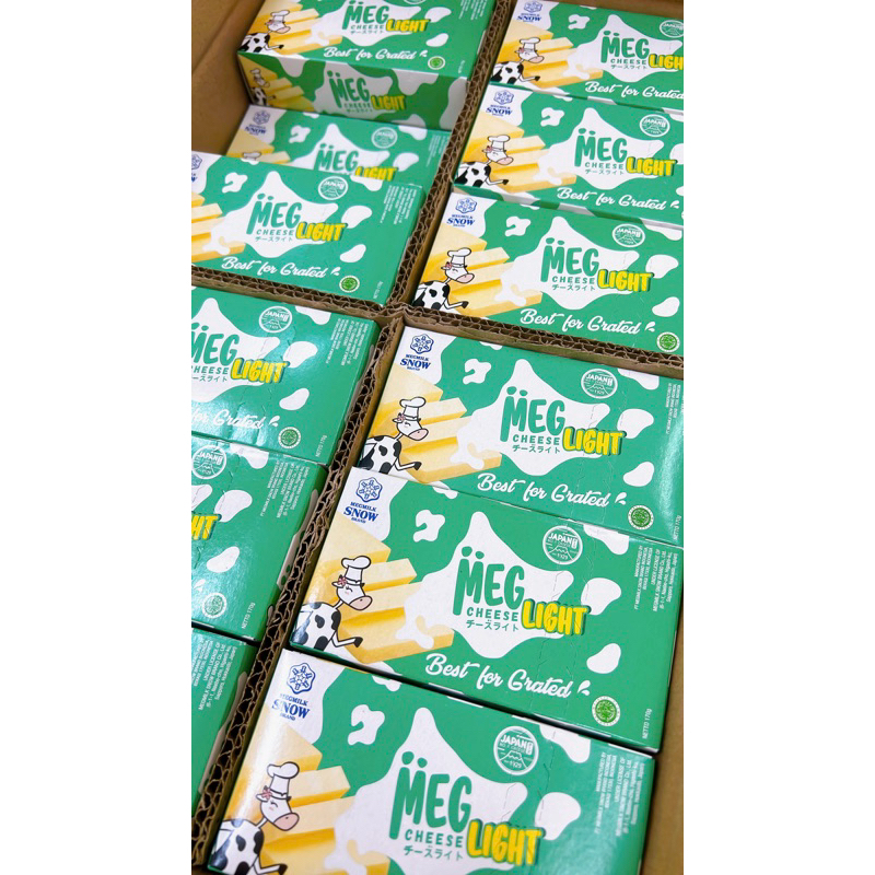 Meg Light cheddar cheese 170g | Shopee Malaysia