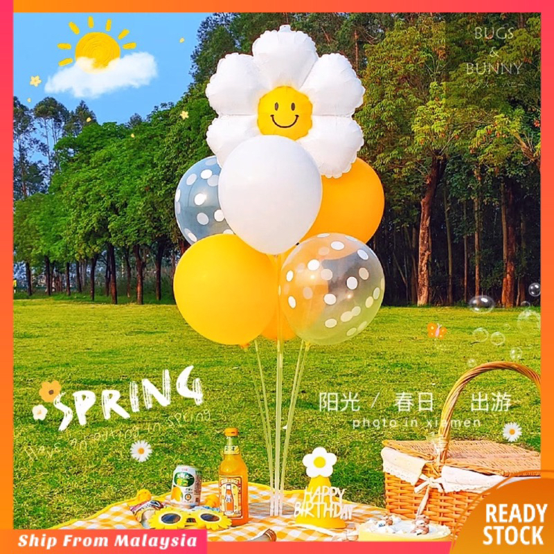 ⛺️ Picnic Camping Decoration Picnic Balloon Stand Balloon Set For ...