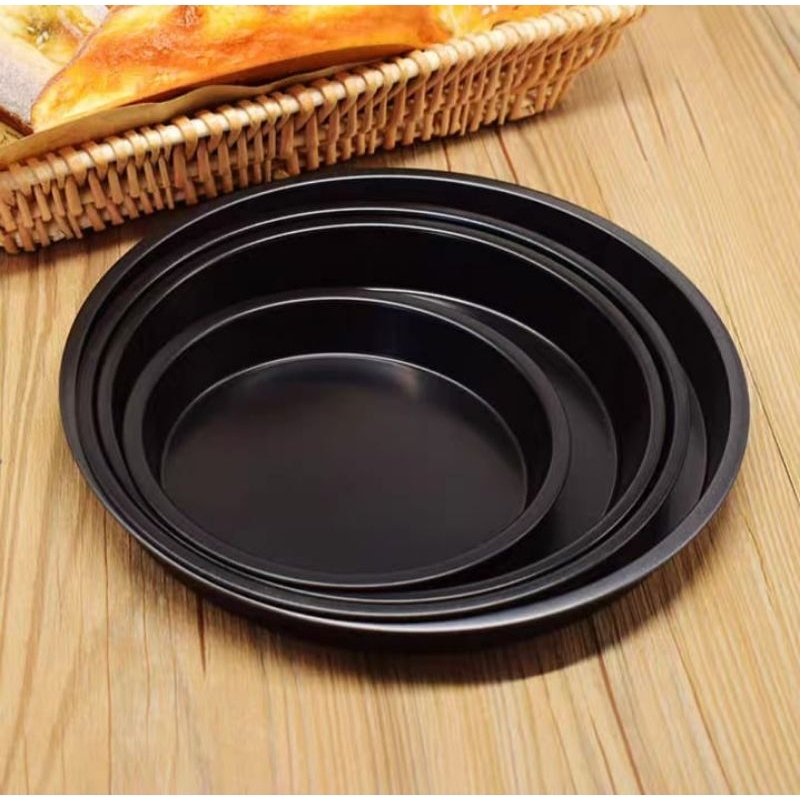 8Inch Non-stick High Quality Round Pizza Pan Baking Pan Tray | Shopee ...