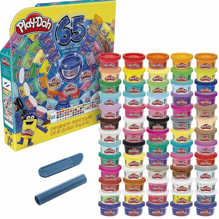 Hasbro Original Play-Doh Ultimate Color Collection 65 Pack Of Modeling ...