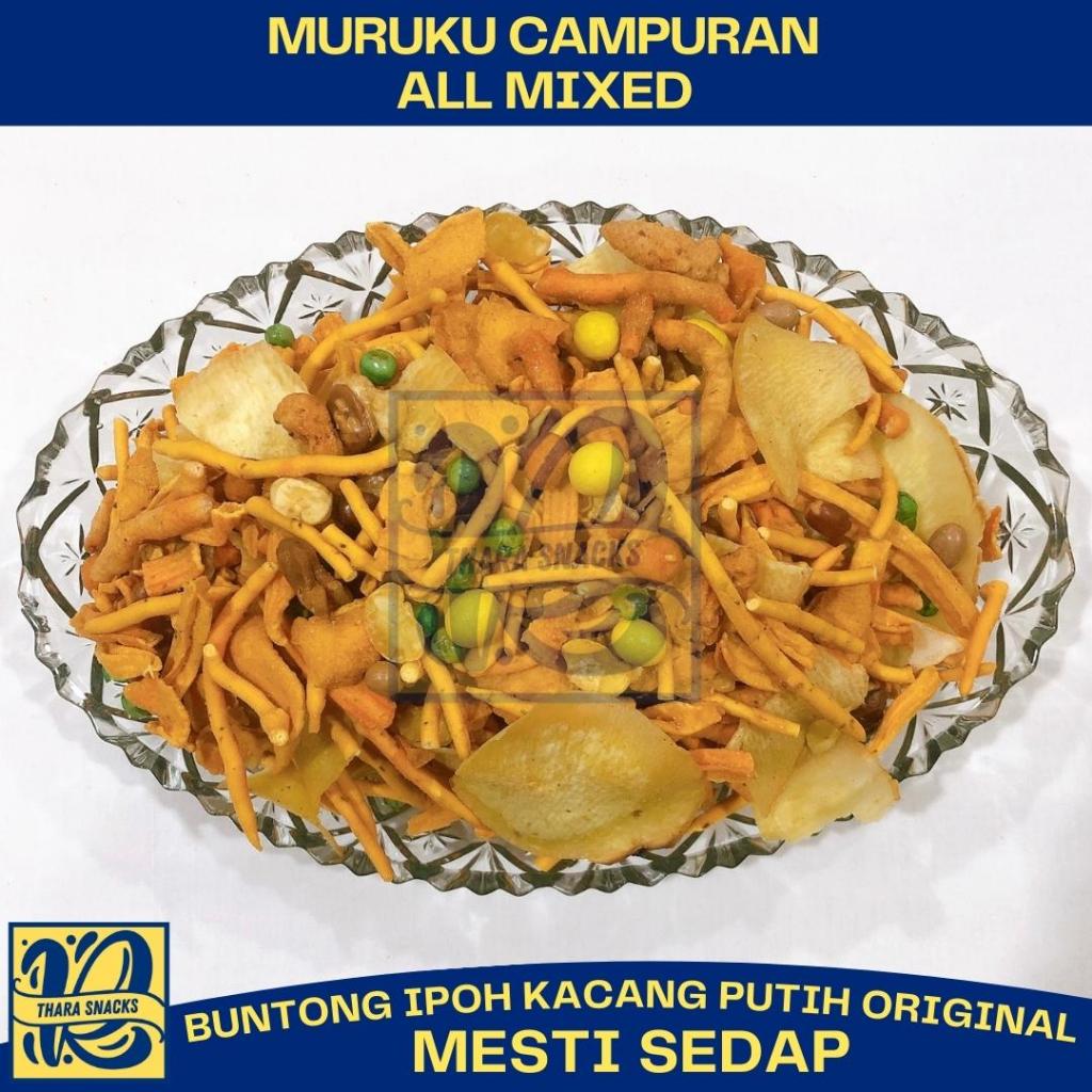 Thara Snacks Muruku Campuran All Mixed Buntong Ipoh Kacang Putih