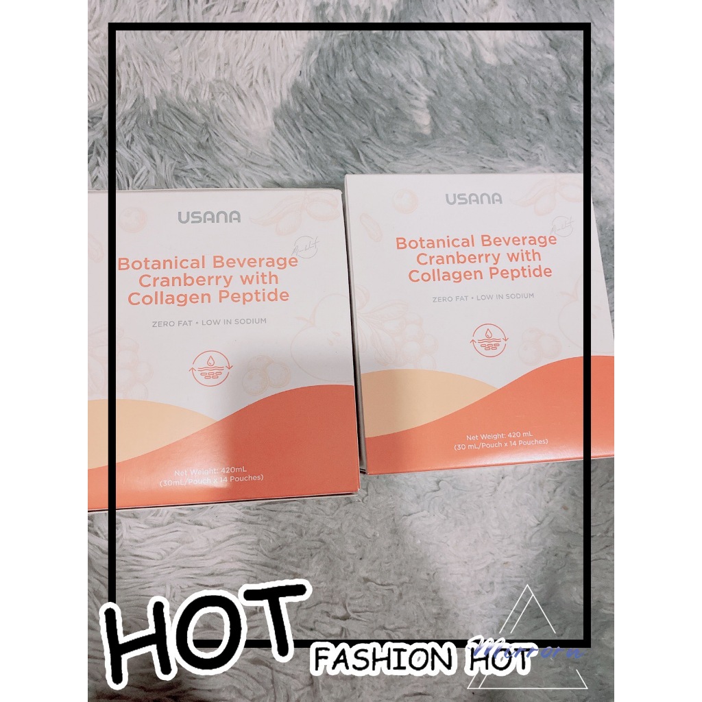 (1 set 2 box) USANA Collagen Protein Peptide Cranberry Drink ...
