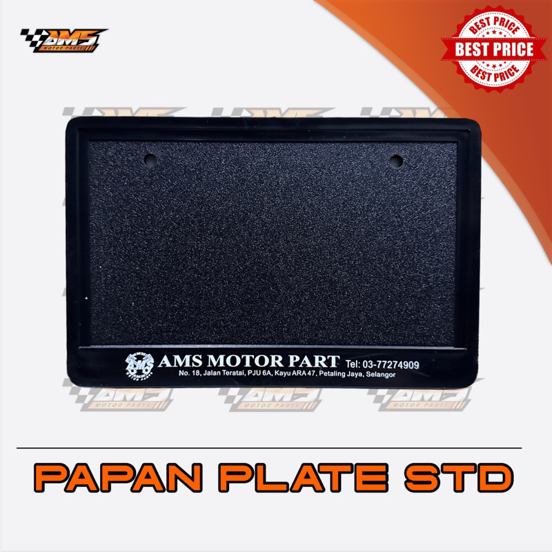 PAPAN PLATE AMS MOTORPARTS STD | Shopee Malaysia