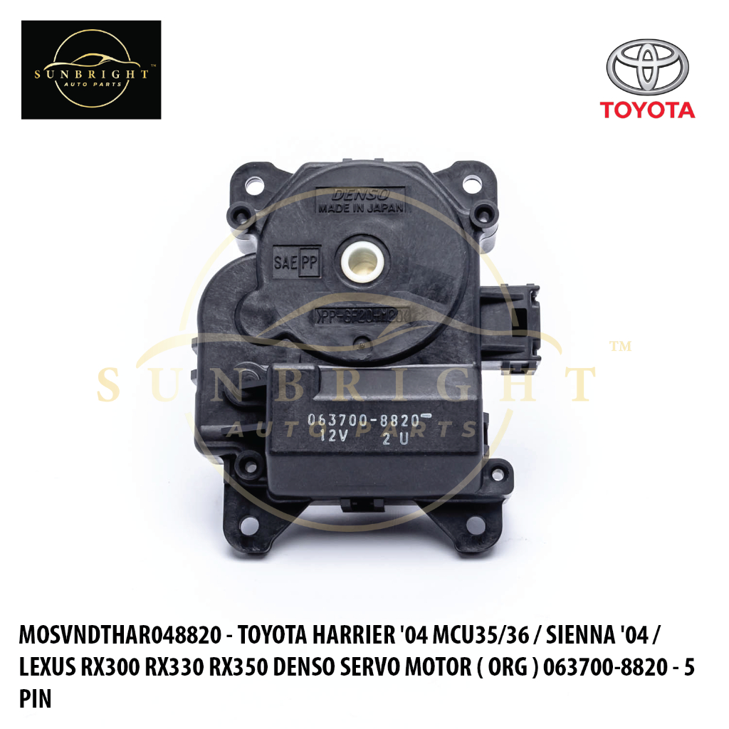 TOYOTA HARRIER '04 MCU35/36 / SIENNA '04 / LEXUS RX300 RX330 RX350 ...