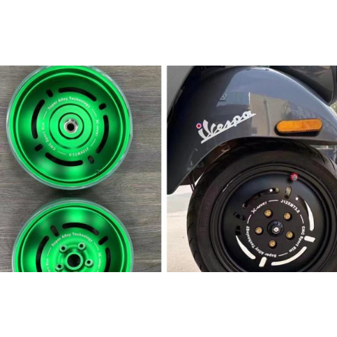 CNC Sport Rim Set Vespa Sprint / Primavera 150 Alloy X-MVR1 3.0/3.0*12 ...