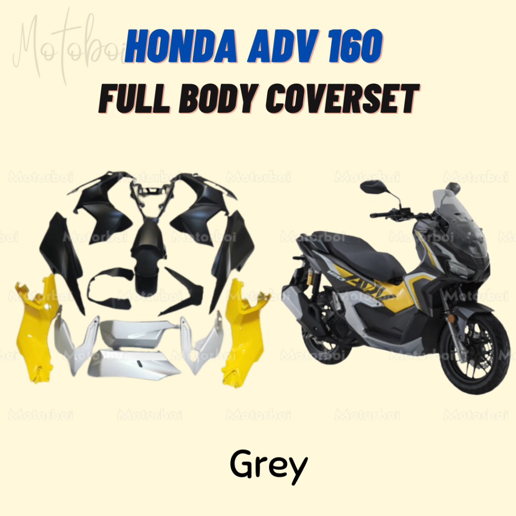 HONDA ADV 160 Body Cover Set 100% Original Honda ADV160 Coverset Kosong ...