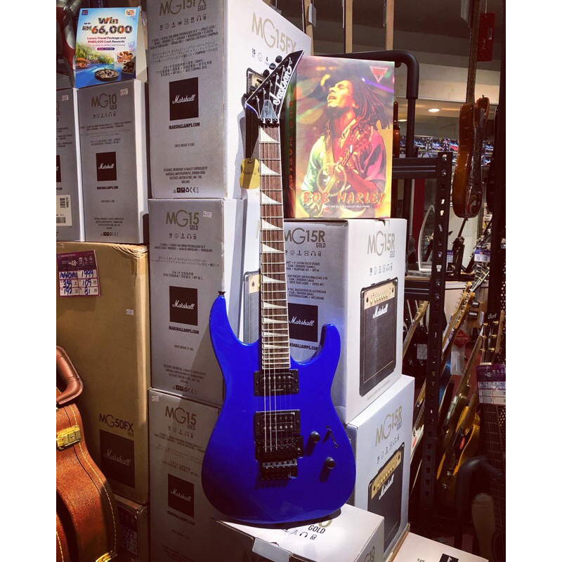 JACKSON X SERIES SOLOIST SLX ELECTRIC GUITAR, RW FB, LIGHTNING BLUE ...
