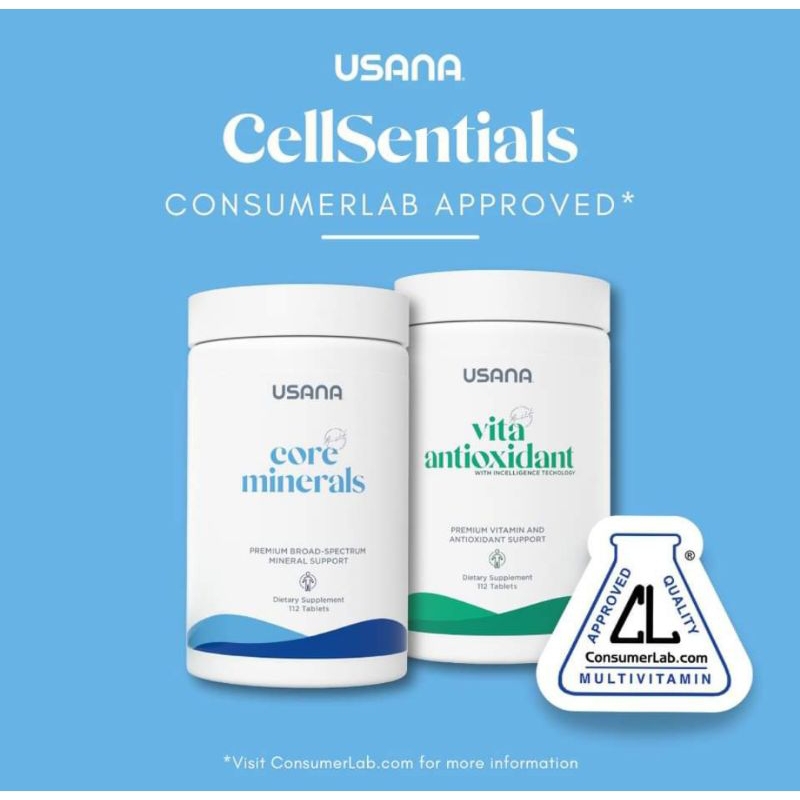 USANA Cellsentials Core Minerals Plus + VITA-AO (NEW ESSENTIALS ...